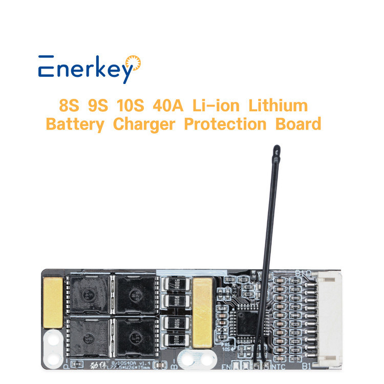 18650 แบตเตอรี่ลิตியம் ไลฟ์โป4 BMS แบตเตอรี่ลิตยอน บอร์ด 8S 9S 10S 40A BMS